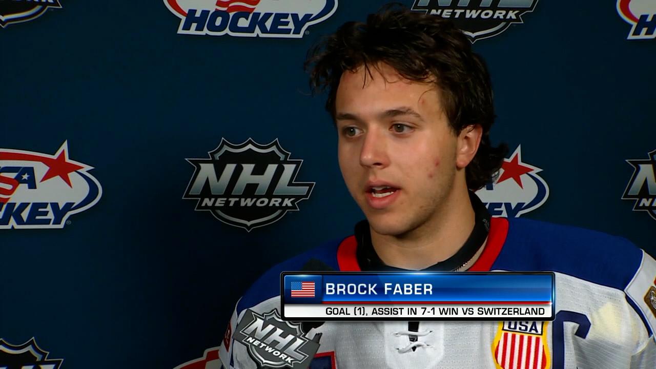 NHL Tonight: Brock Faber postgame | NHL.com