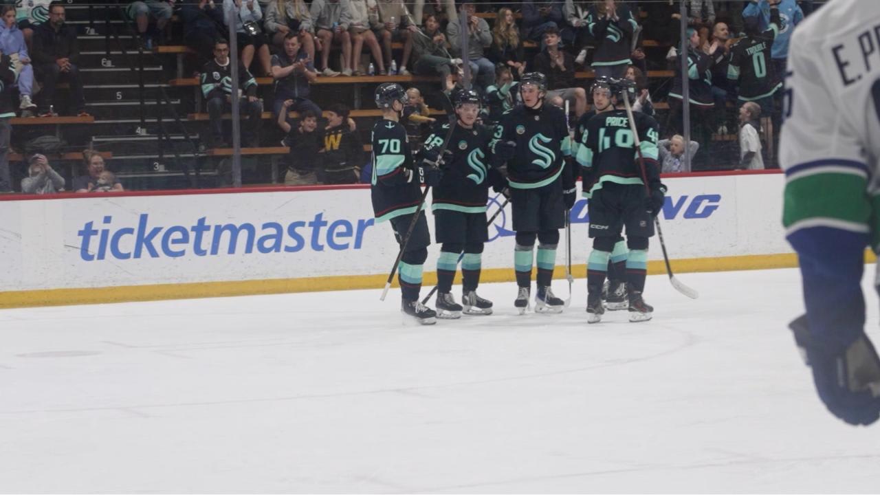 PROSPECTS GAME | Blake Fiddler scores | Seattle Kraken