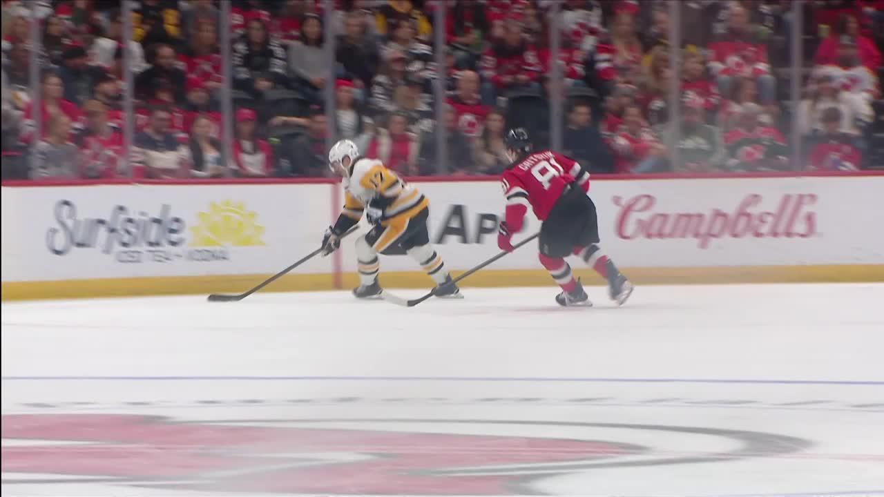 Ryan Graves with a Goal vs. New Jersey Devils | Pittsburgh Penguins