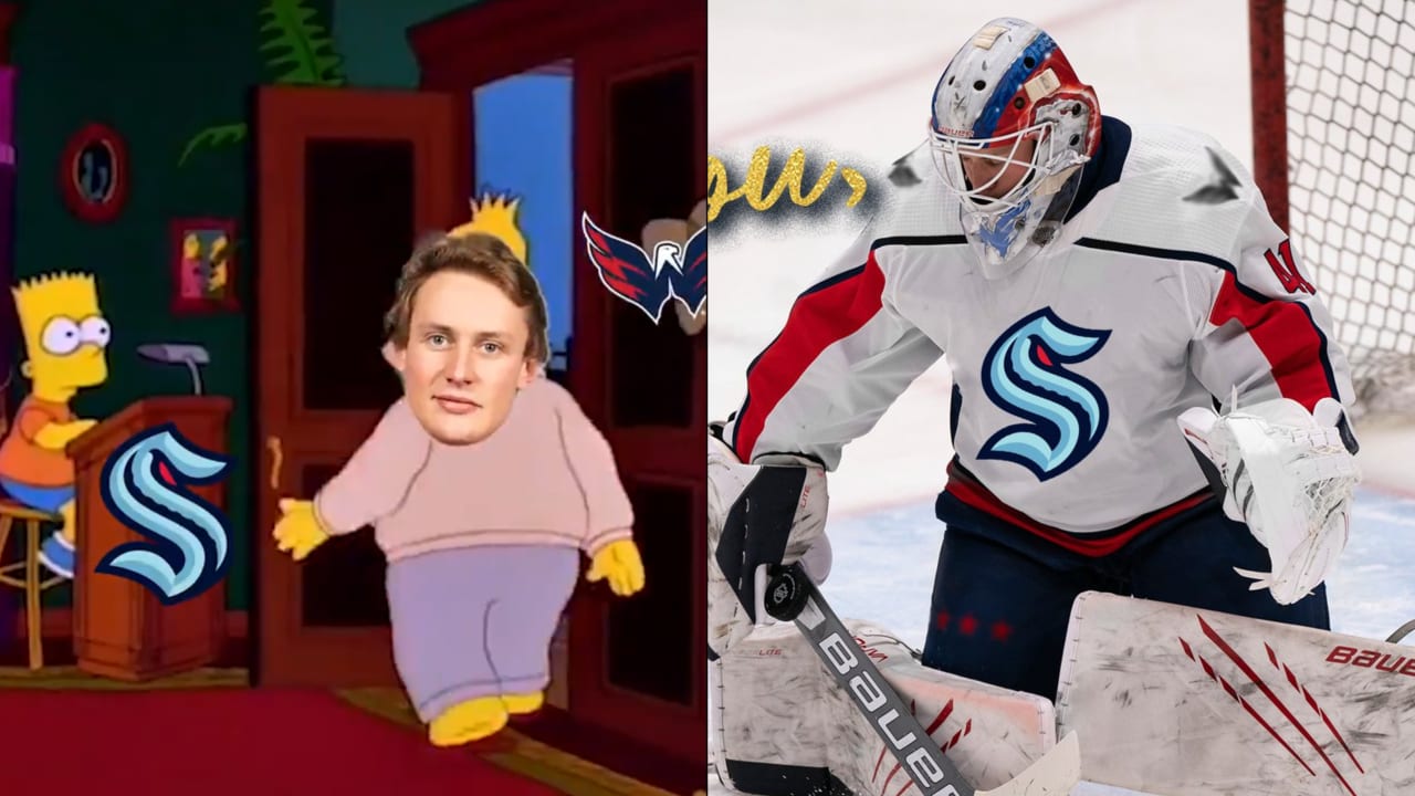 Kraken, Capitals poke fun at Vanecek's quick stint with Seattle | NHL.com