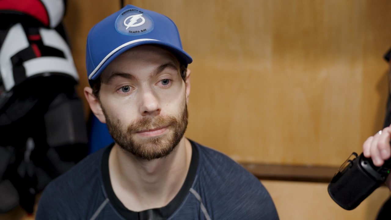 Oliver Bjorkstrand | Pregame vs Buffalo Sabres | Tampa Bay Lightning