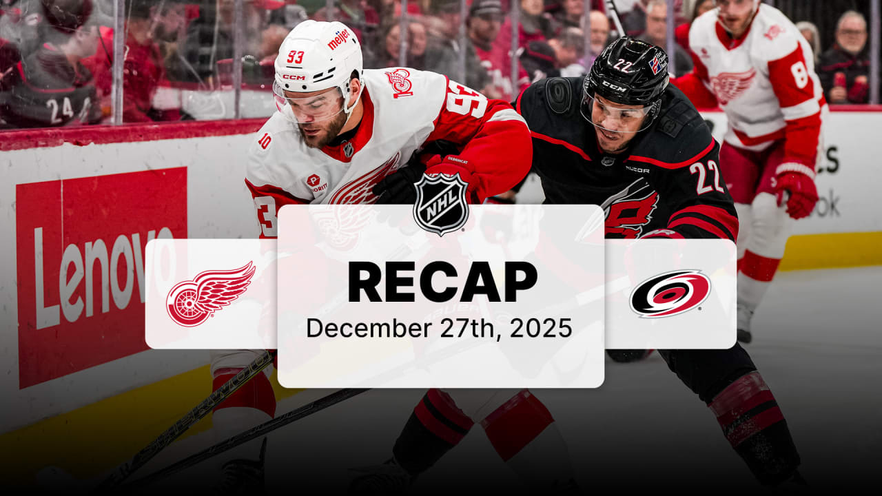 DET at CAR | Recap | NHL.com