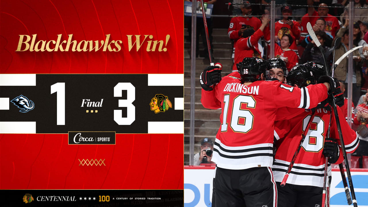 RECAP: Blackhawks Claim First Season Win Over Mammoth | Chicago Blackhawks