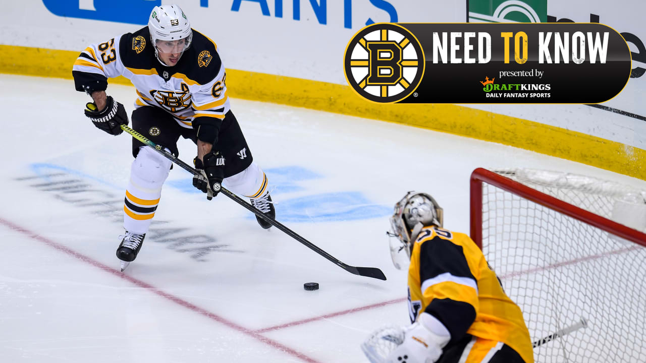 Need to Know: Bruins at Penguins | Boston Bruins