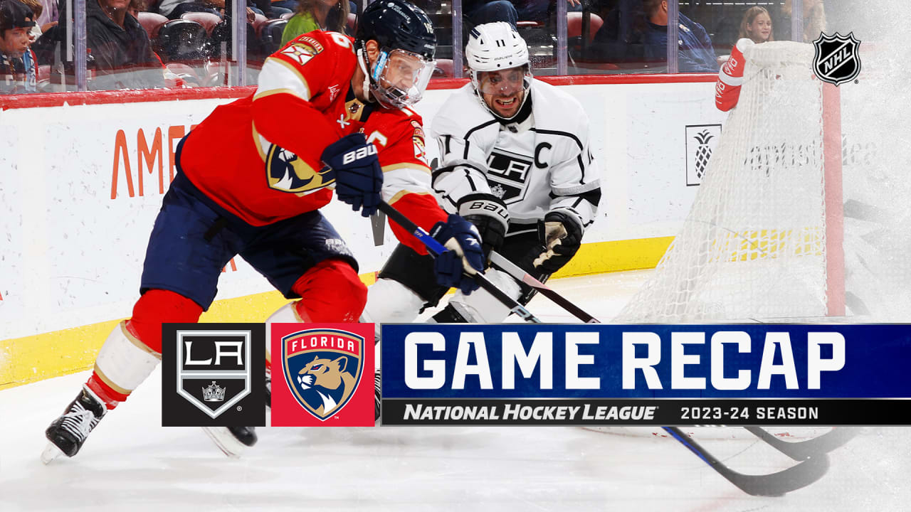 Panthers top Kings with 1 second left in OT, rally for 9th straight ...
