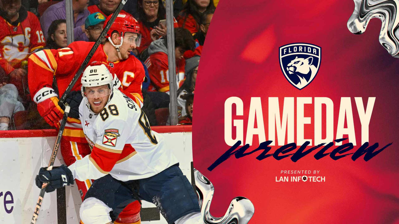 PREVIEW: Bobrovsky in net as Panthers host Flames | Florida Panthers
