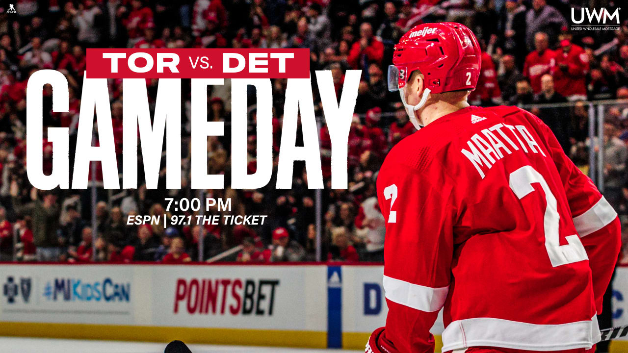 PREVIEW: Red Wings face Maple Leafs for Thursday clash on ESPN ...