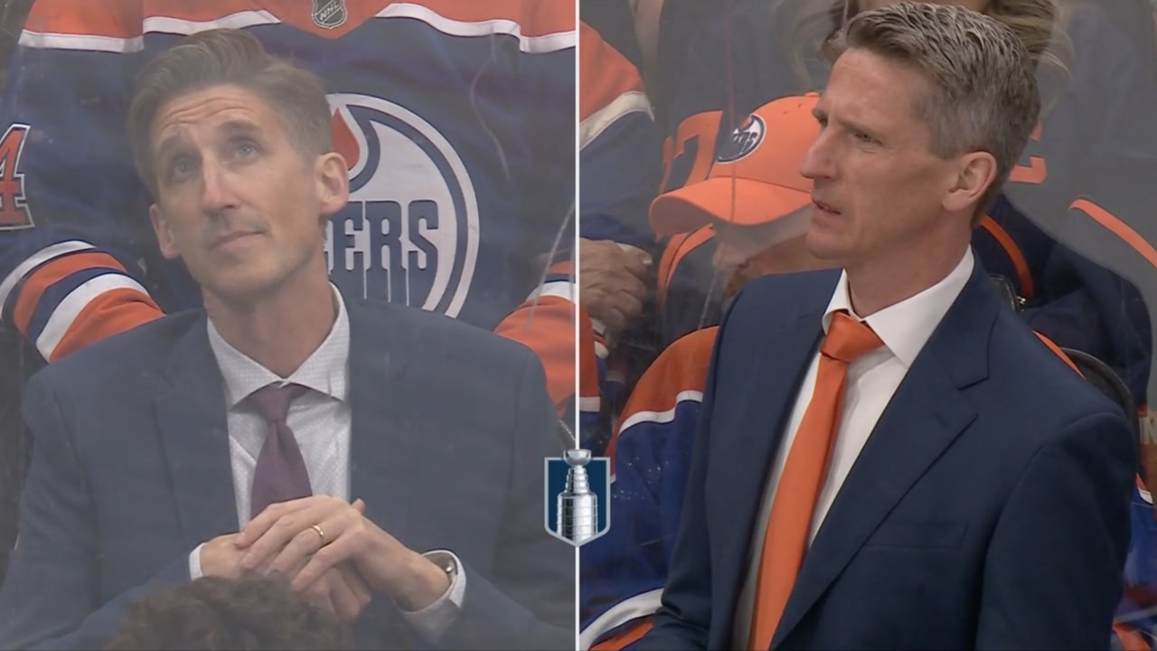 Knoblauch look-alike dresses as Oilers coach during Game 4 | NHL.com