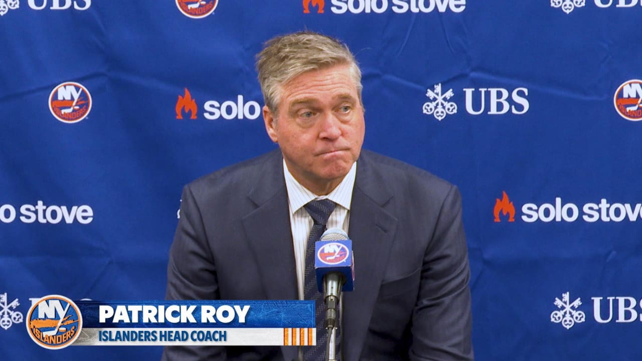 UTA 5 vs NYI 4 (OT): Patrick Roy | New York Islanders