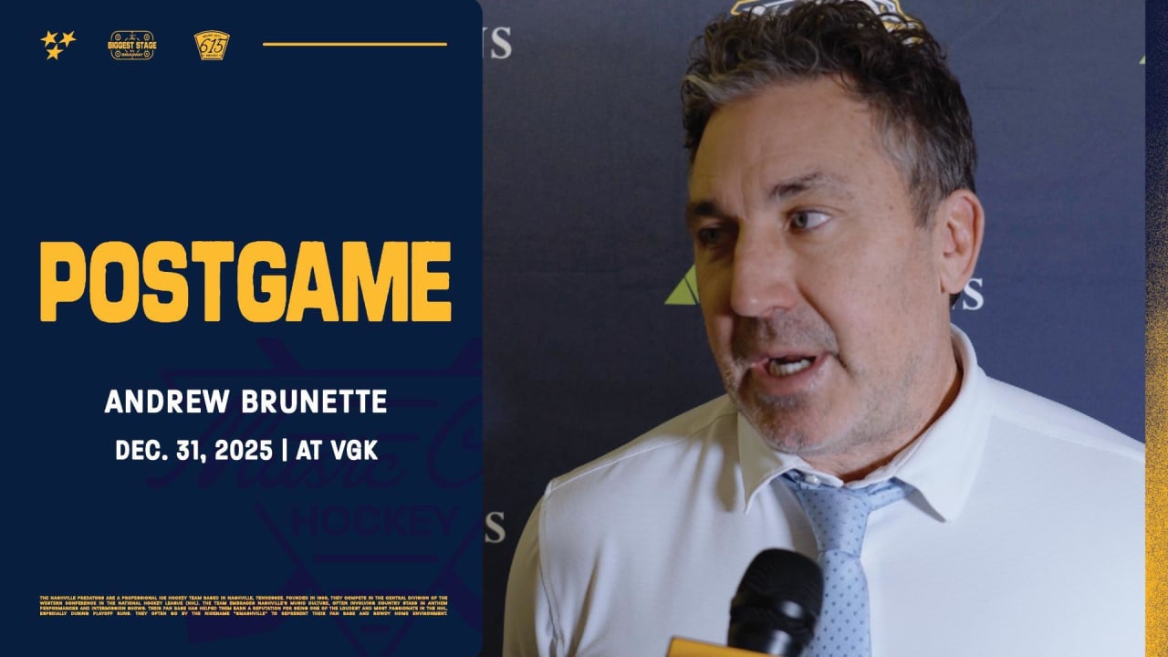 Postgame: Andrew Brunette | Nashville Predators