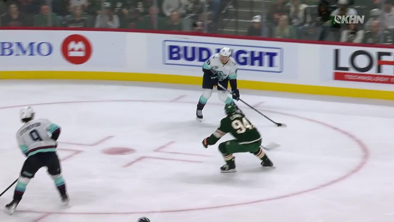 SEA@MIN: Eberle scores PPG against Marc-Andre Fleury | Seattle Kraken