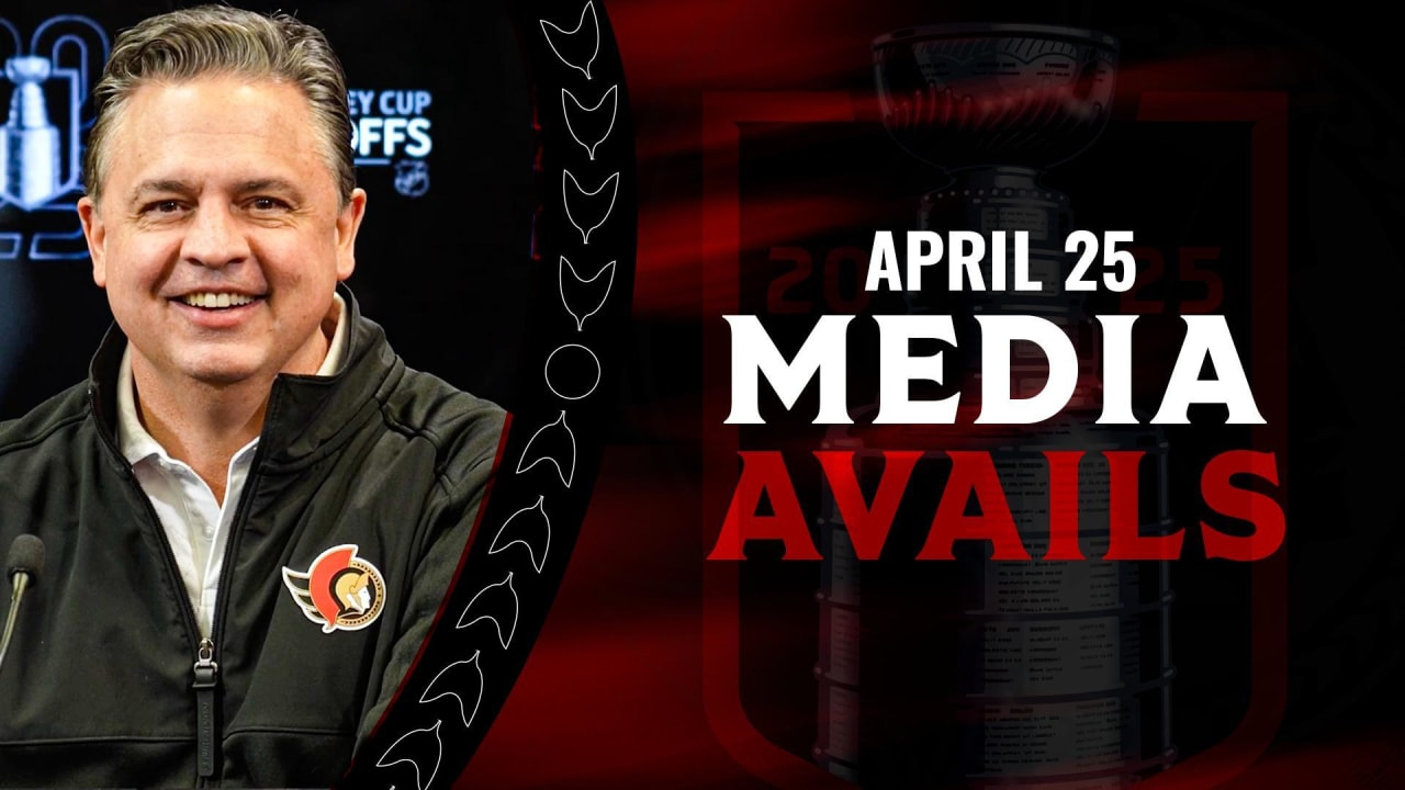 Travis Green Media Availability - April 25 | Ottawa Senators