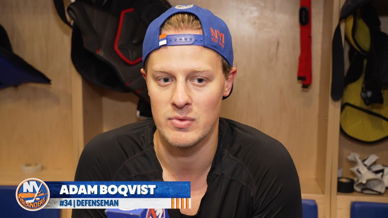 Practice 2/26: Adam Boqvist | New York Islanders