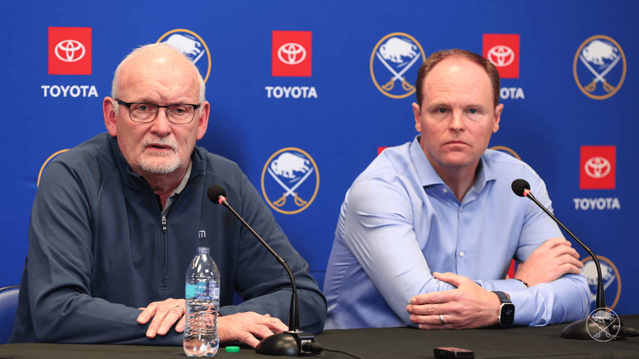 Top quotes from Kevyn Adams and Lindy Ruff's season-ending press ...