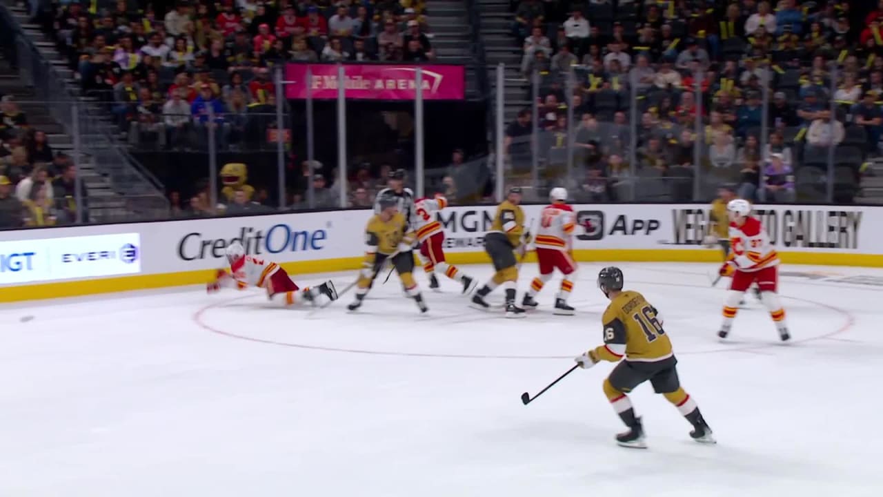 CGY@VGK: Dorofeyev scores PPG against Dustin Wolf | Vegas Golden Knights