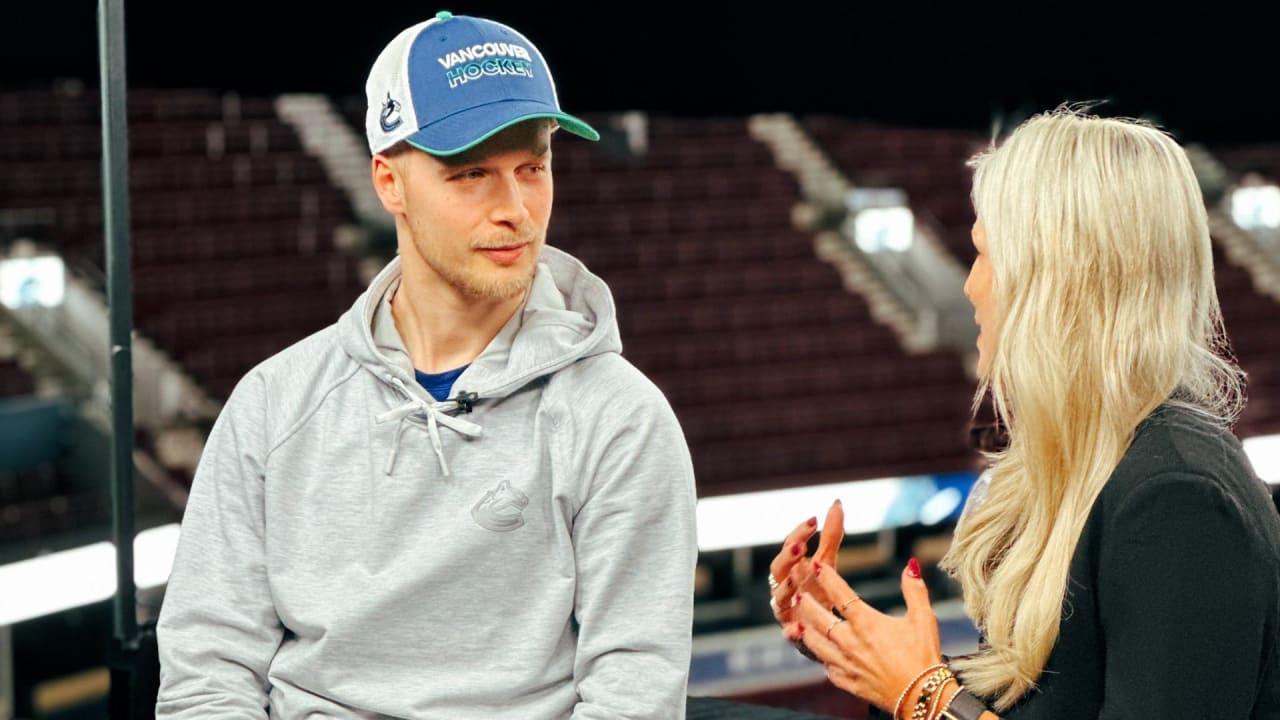 NEWS | Elias Pettersson Interview | Vancouver Canucks
