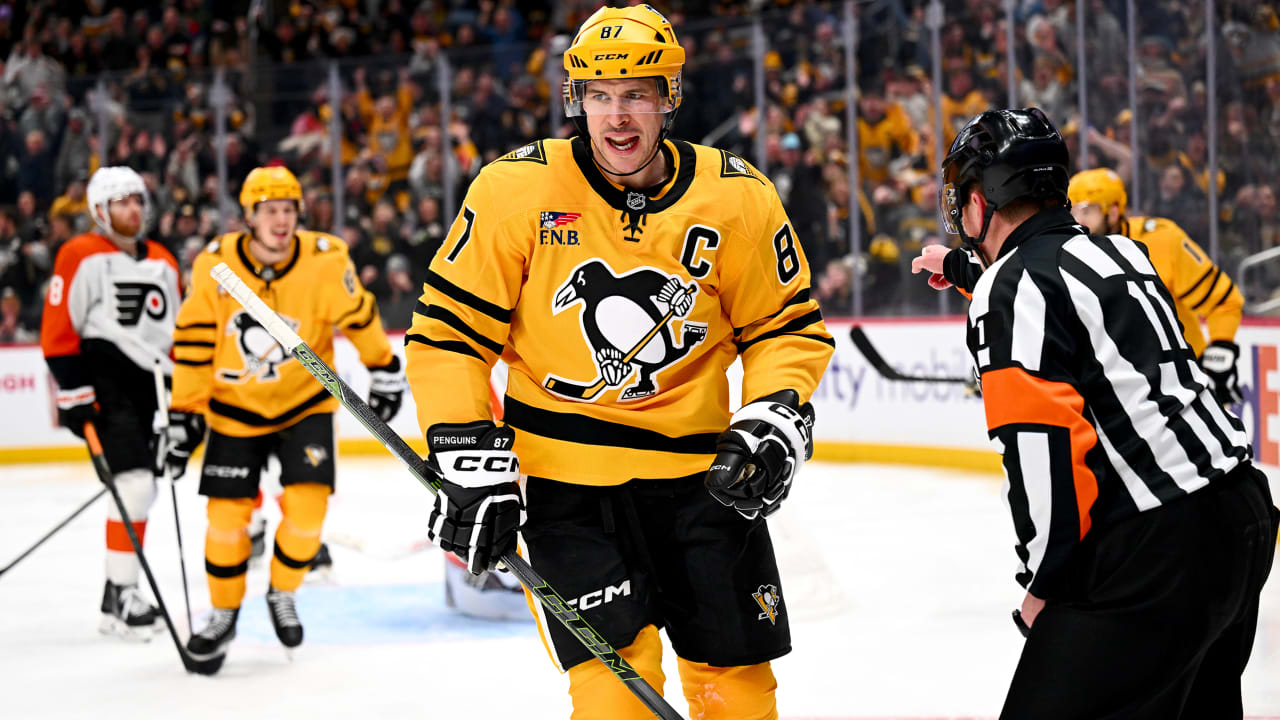 Crosby gets 2 points, Penguins defeat Flyers to end 3-game skid | NHL.com