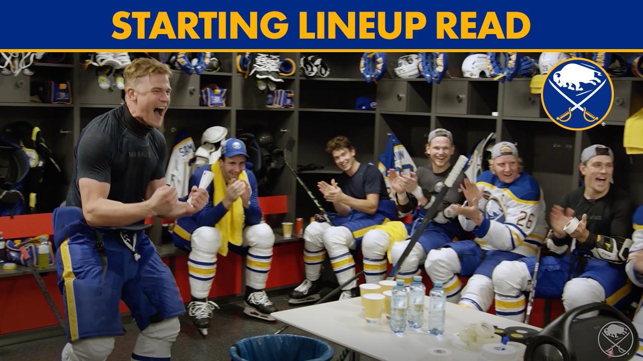 Starting Lineup Read | Buffalo Sabres
