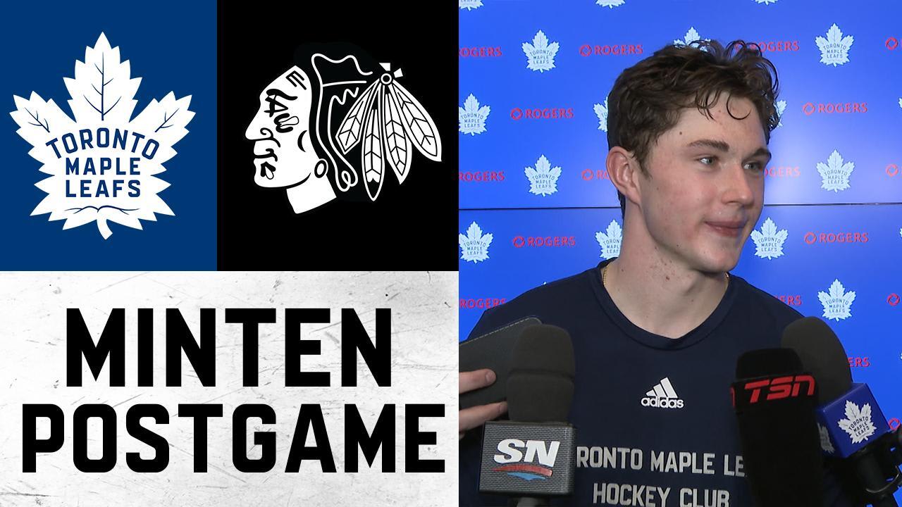 Fraser Minten | Post Game | Toronto Maple Leafs