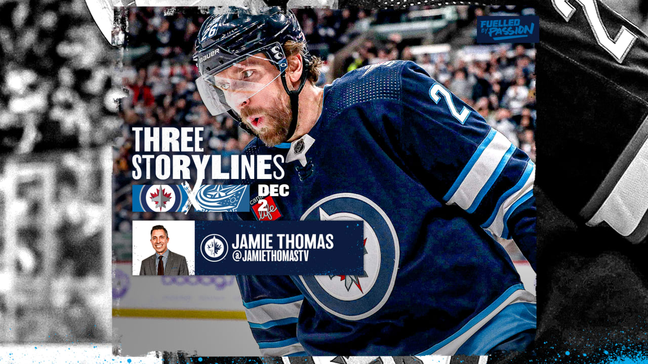 Thomas' Three Storylines - CBJ @ WPG | Winnipeg Jets