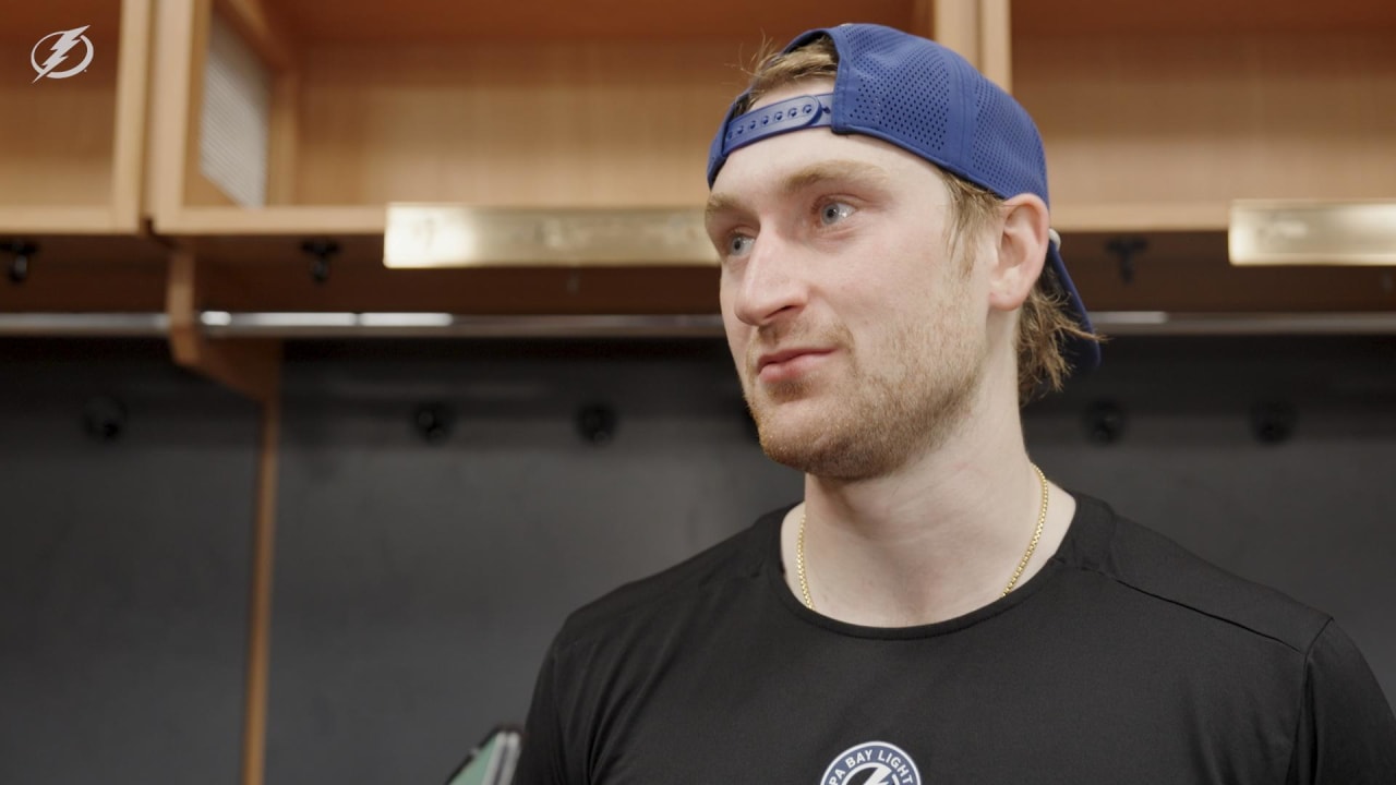 J.J. Moser | Postgame at Florida Panthers | Tampa Bay Lightning