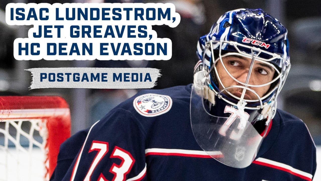 Isac Lundestrom, Jet Greaves and Head Coach Dean Evason | Postgame ...