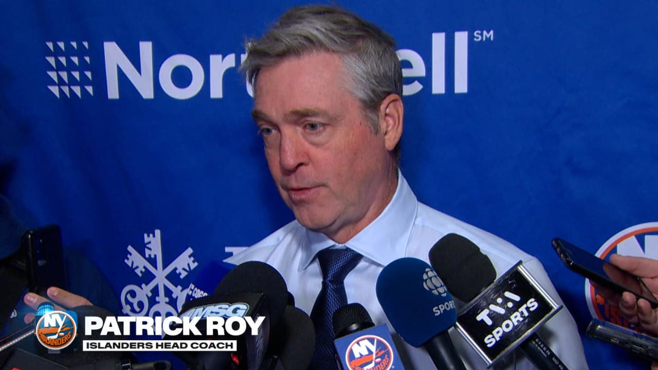 MTL 4 vs NYI 3: Patrick Roy | New York Islanders