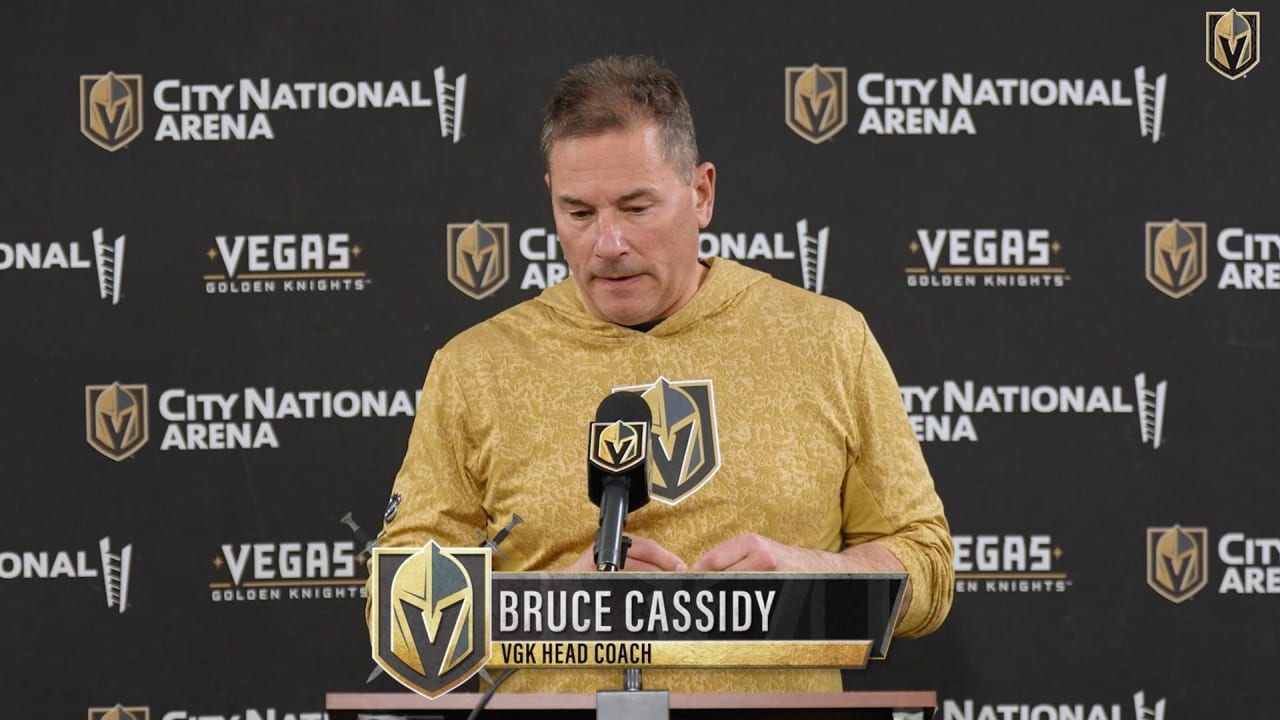Cassidy Availability 1/19 | Vegas Golden Knights