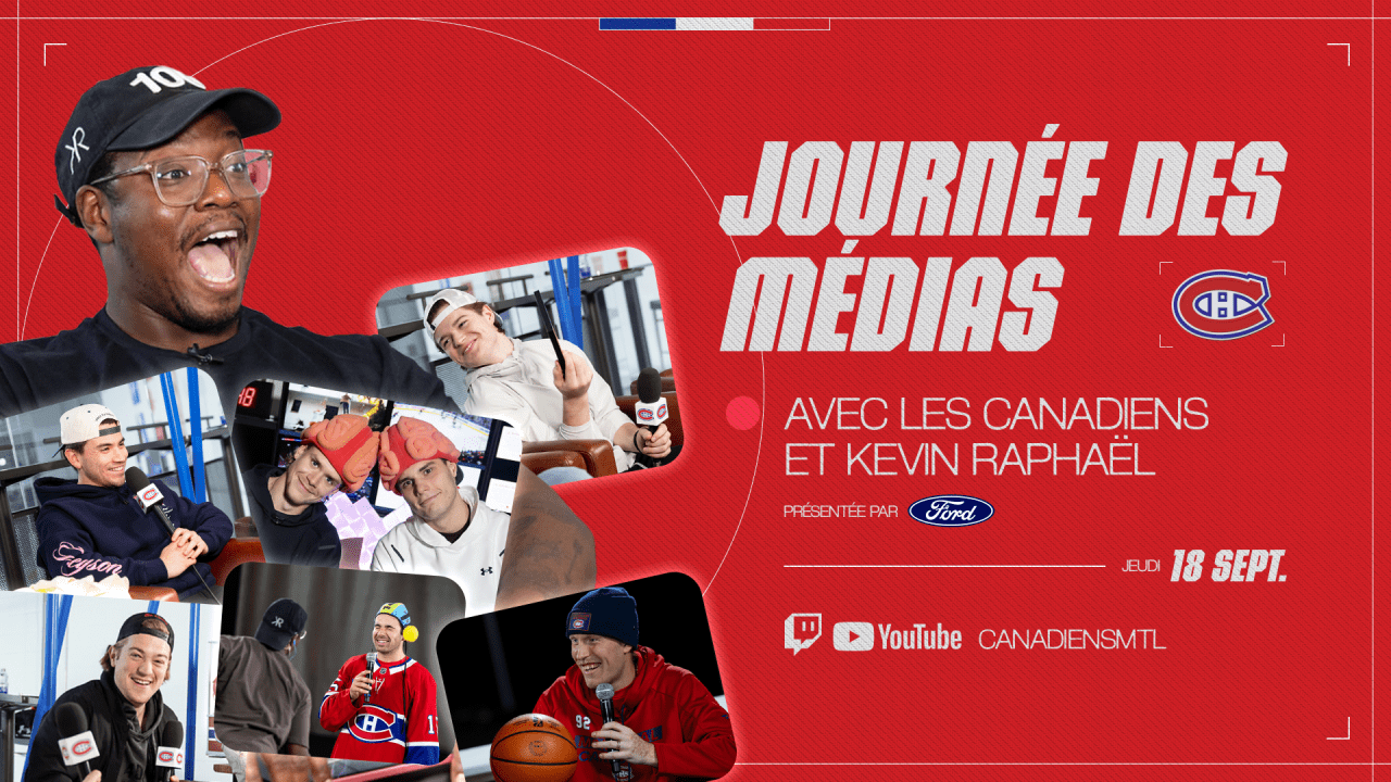 Suivez la diffusion en direct de la Journée des médias jeudi | Canadiens de Montréal