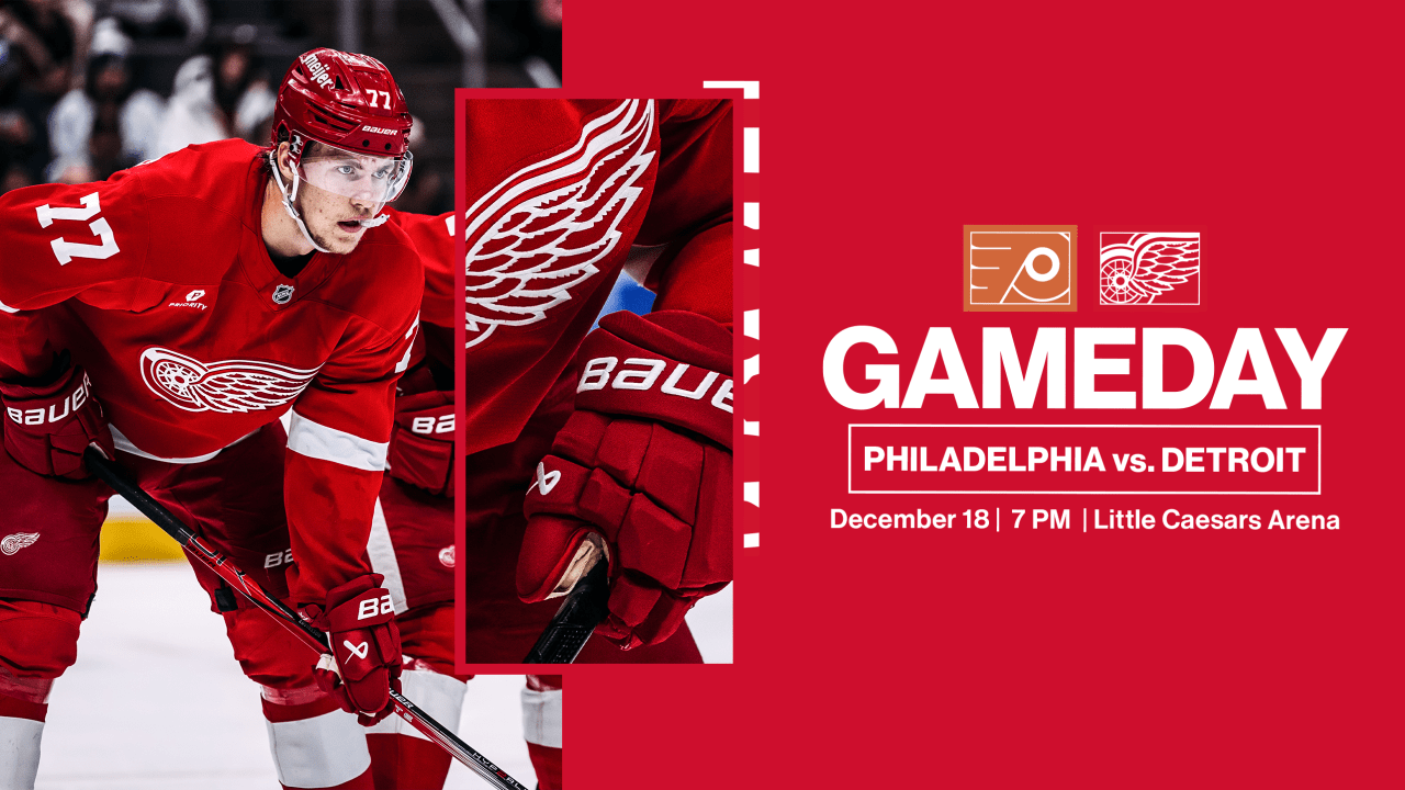 PREVIEW: Red Wings set for showdown with Flyers on Wednesday | Detroit ...