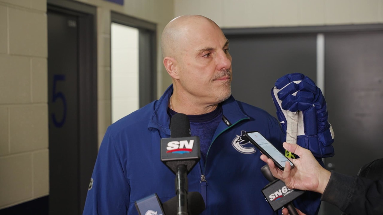 PRACTICE | Head Coach Rick Tocchet | Vancouver Canucks