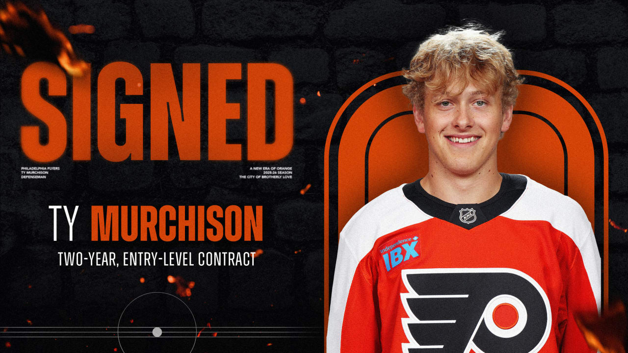Flyers Sign Defenseman Ty Murchison to Two-Year Entry-Level Contract ...