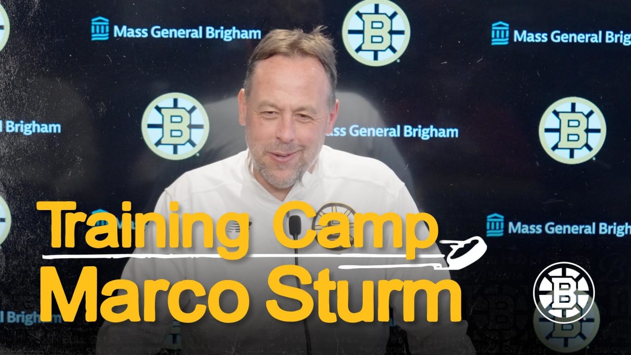 Press Room: Marco Sturm | Boston Bruins