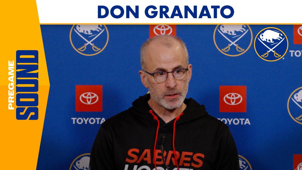 Don Granato Pregame vs. LA | Buffalo Sabres