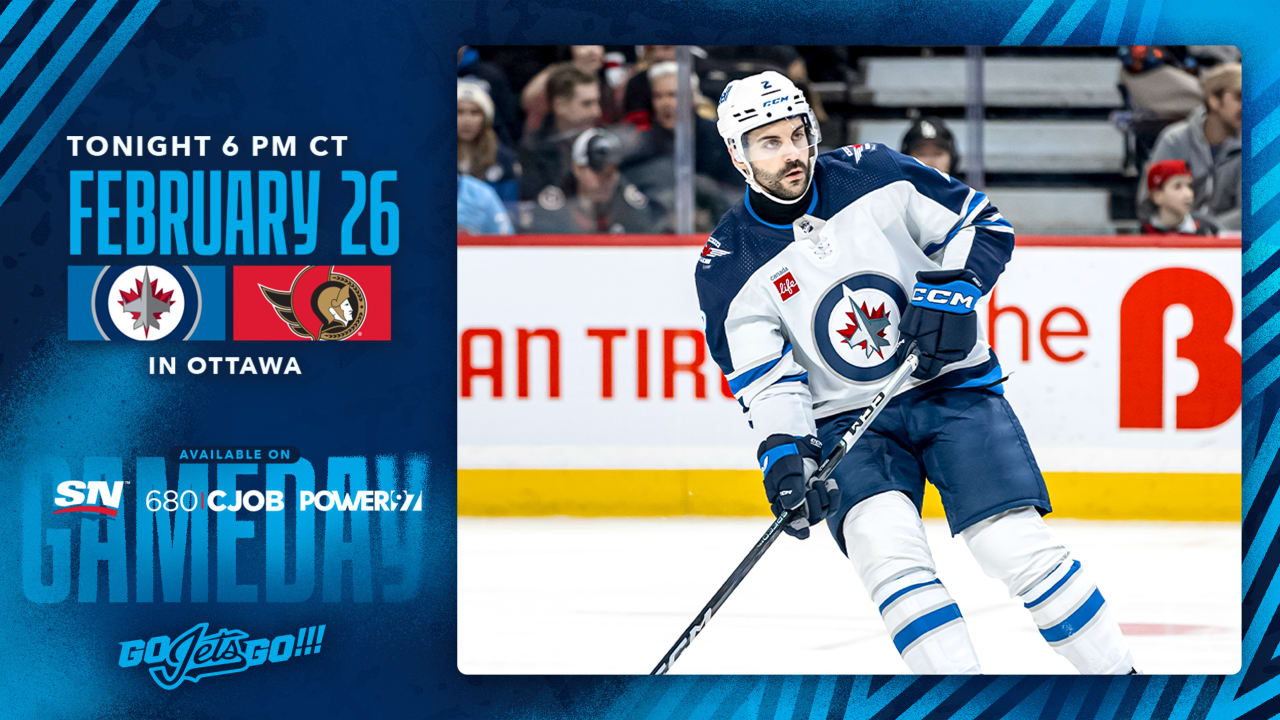 GAMEDAY: Jets at Senators | Winnipeg Jets