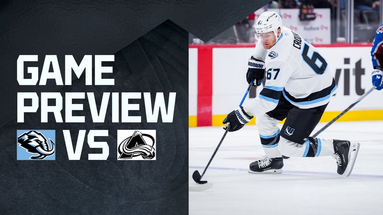 Utah Faces Colorado Before Holiday Break | Utah Mammoth