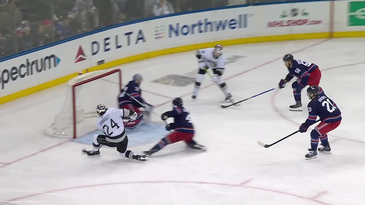 LAK@NYR: Danault scores goal against Jonathan Quick | Los Angeles Kings