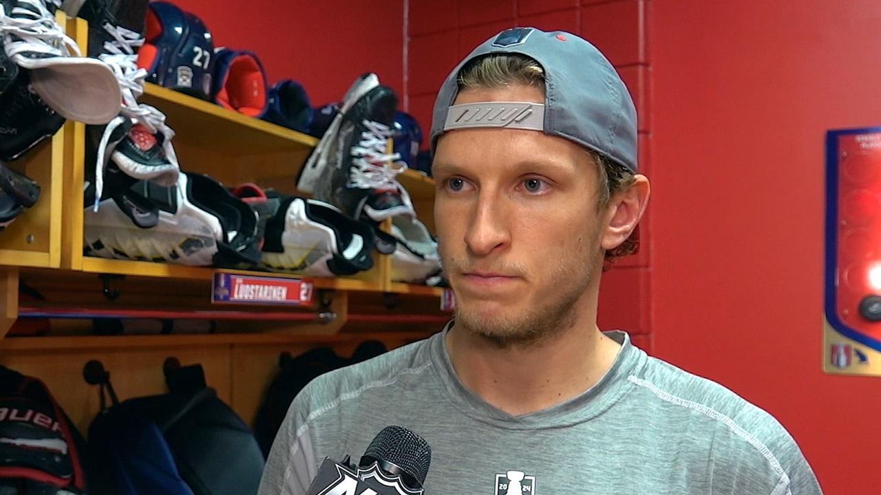 Luostarinen ottelun jälkeen | NHL.com/fi