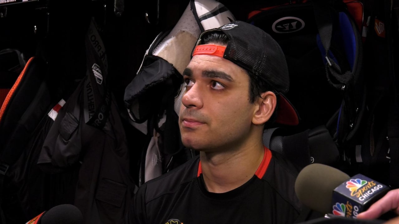 Athanasiou on Return to Lineup | Chicago Blackhawks