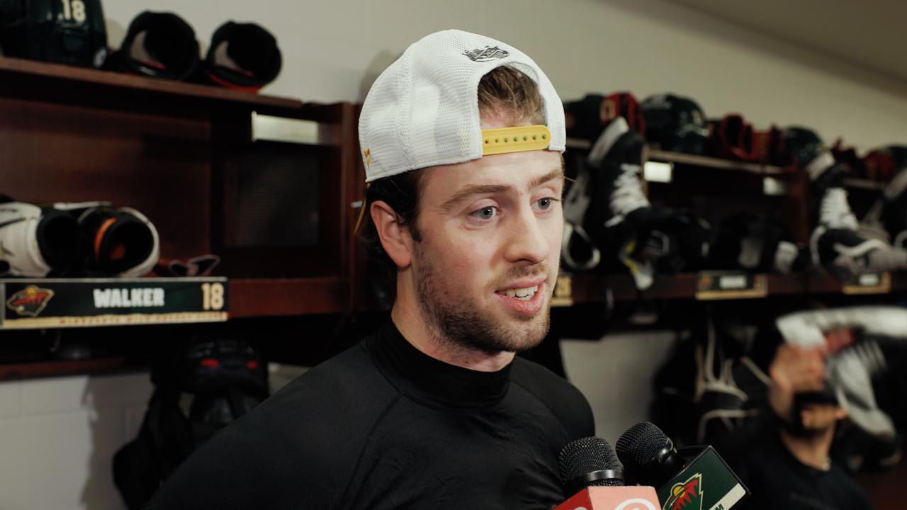 Walker pregame vs TBL 1/4 | Minnesota Wild