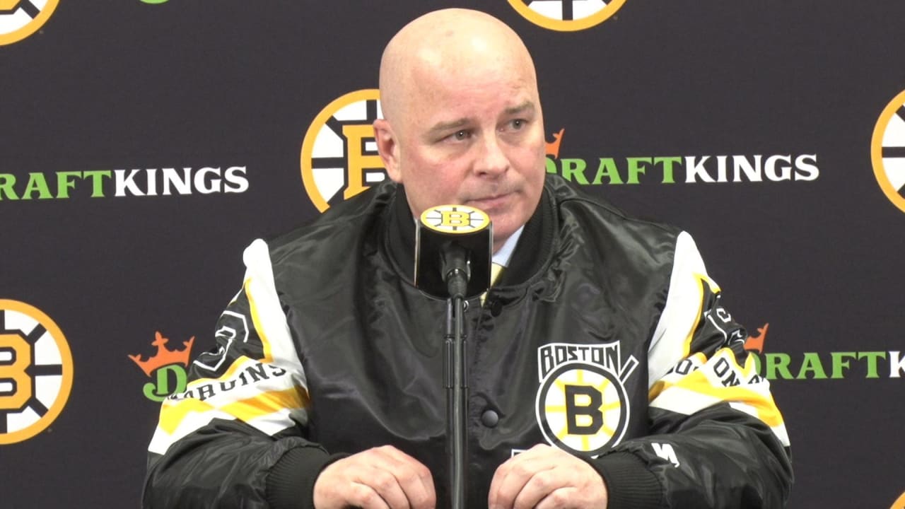 Press Room: Jim Montgomery | Boston Bruins