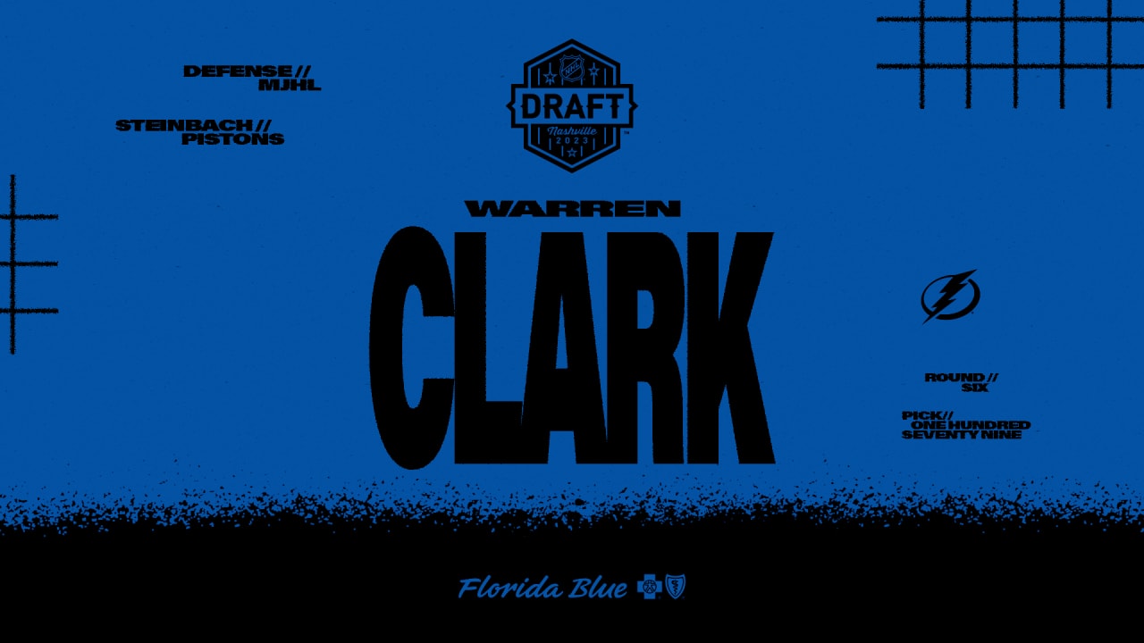 Lightning select D Warren Clark with pick No. 179 | Tampa Bay Lightning