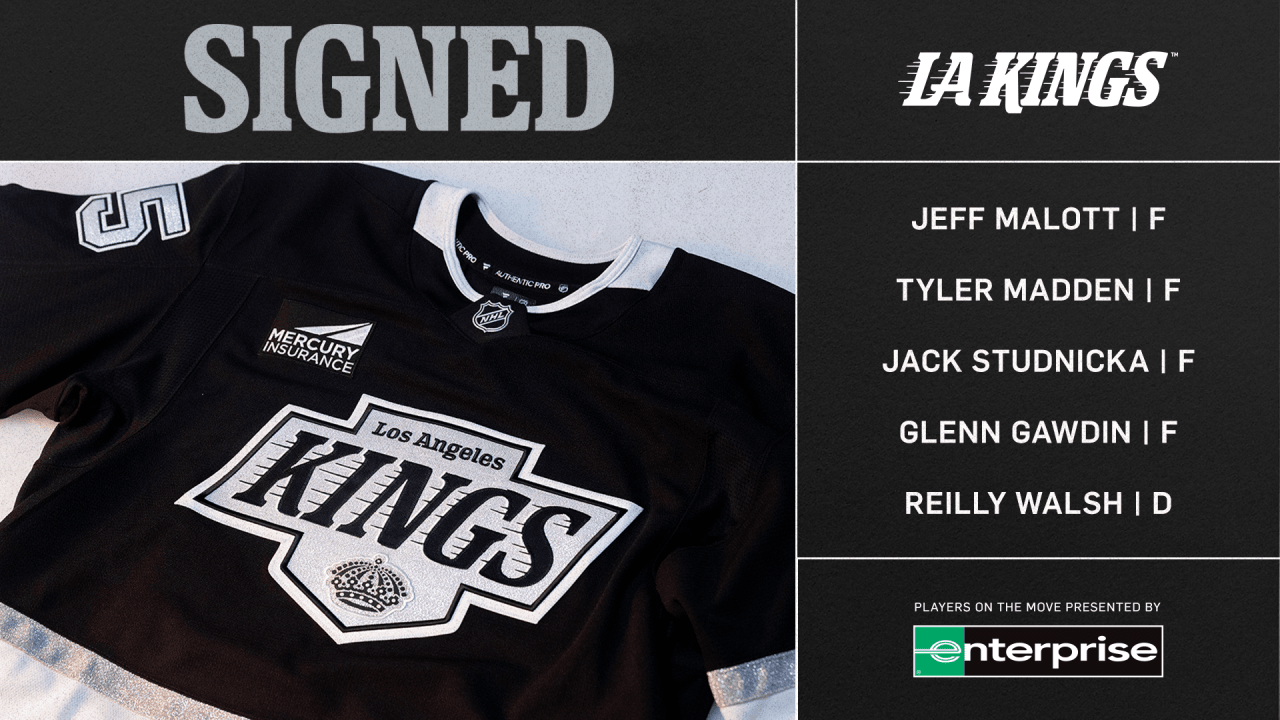 LA Kings Sign Five Players To NHL Contracts | Los Angeles Kings