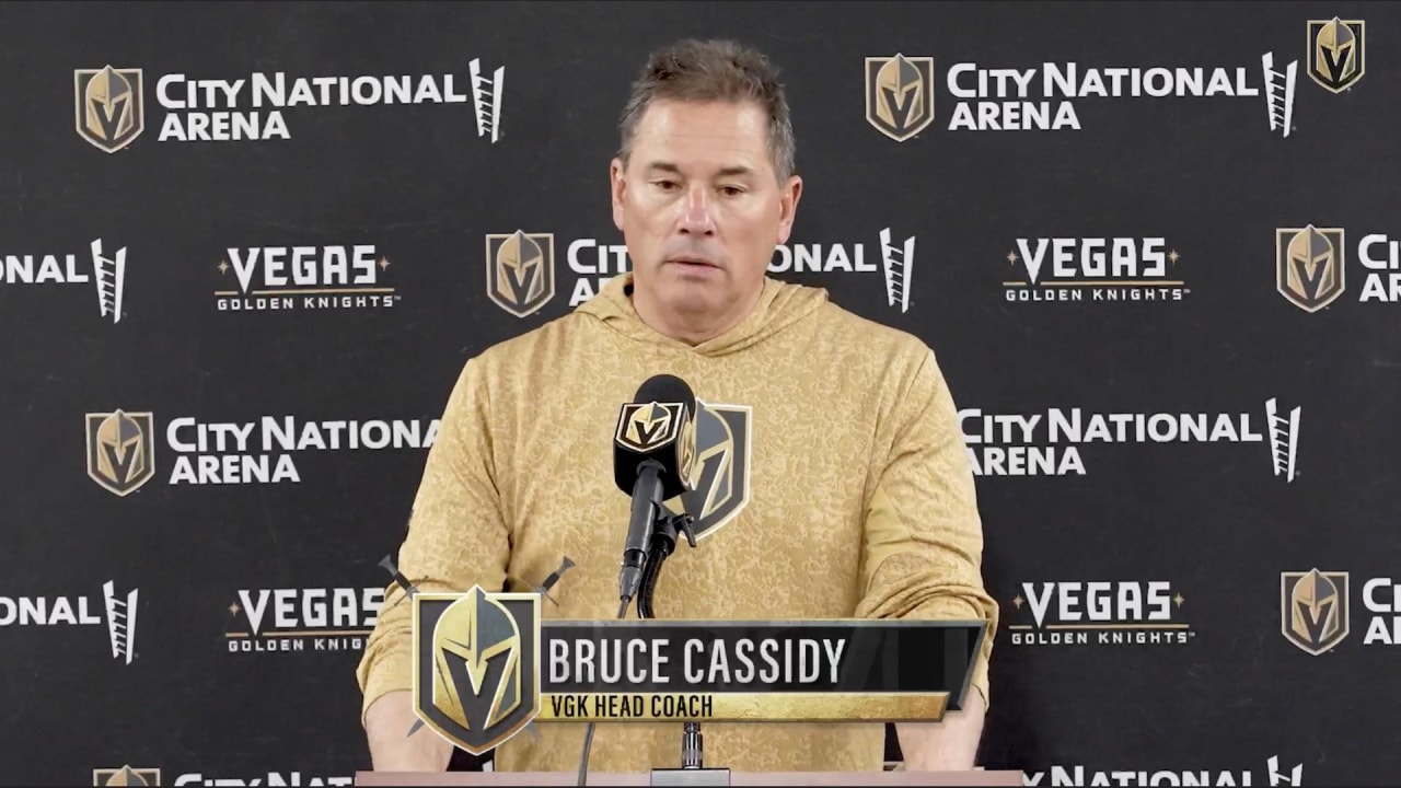 Bruce Cassidy Availability 1/4 | Vegas Golden Knights