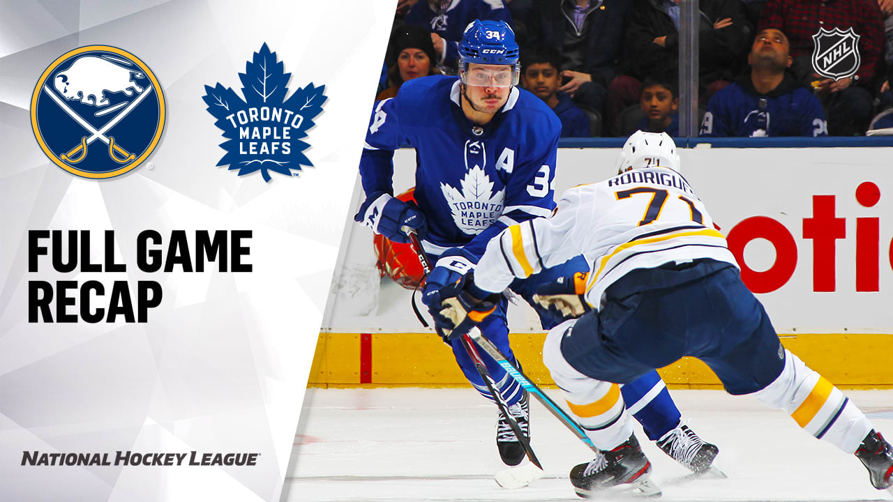 Recap: BUF 3, TOR 5 | Toronto Maple Leafs