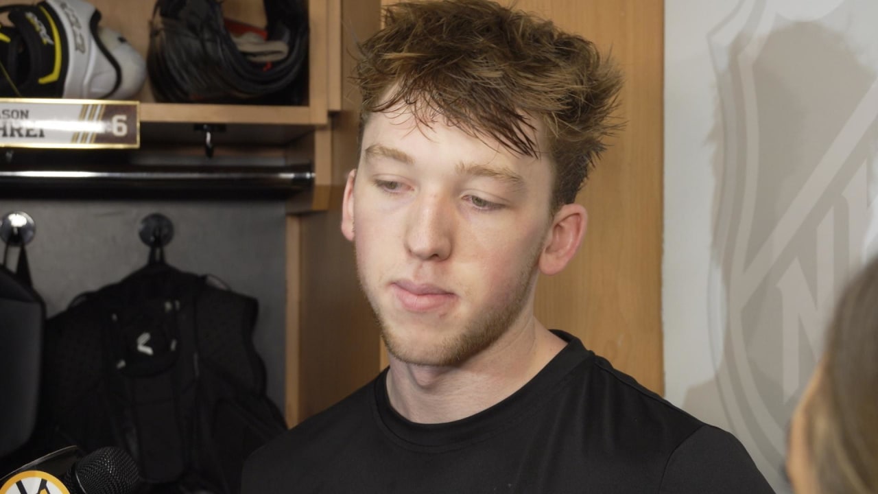 Locker Room Raw: Mason Lohrei | Boston Bruins