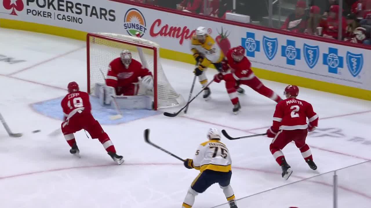 NSH@DET: Forsberg scores goal against Alex Lyon | NHL.com