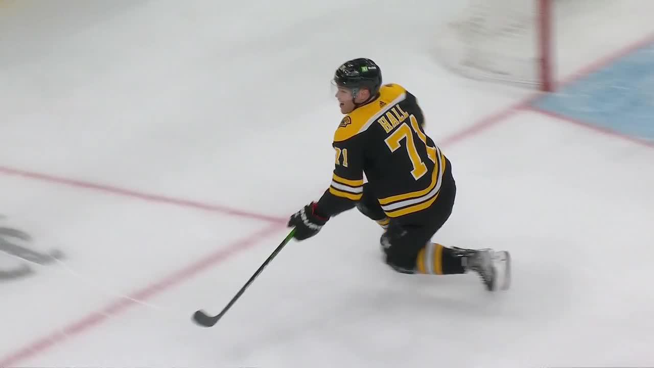 Hall capitalizes on turnover | Boston Bruins