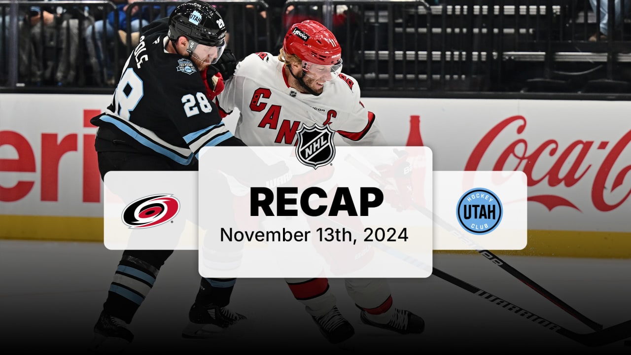 CAR at UTA | Recap | NHL.com