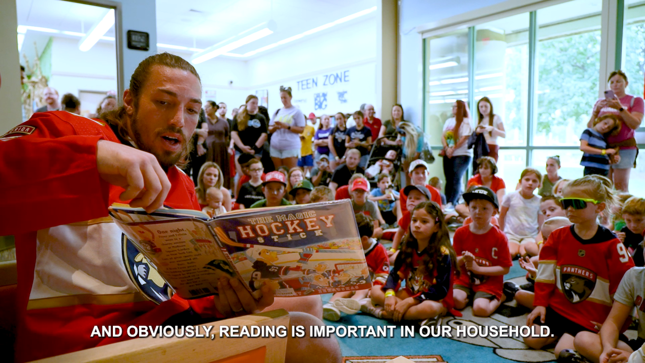 Reading Tour: Ryan Lomberg | Florida Panthers